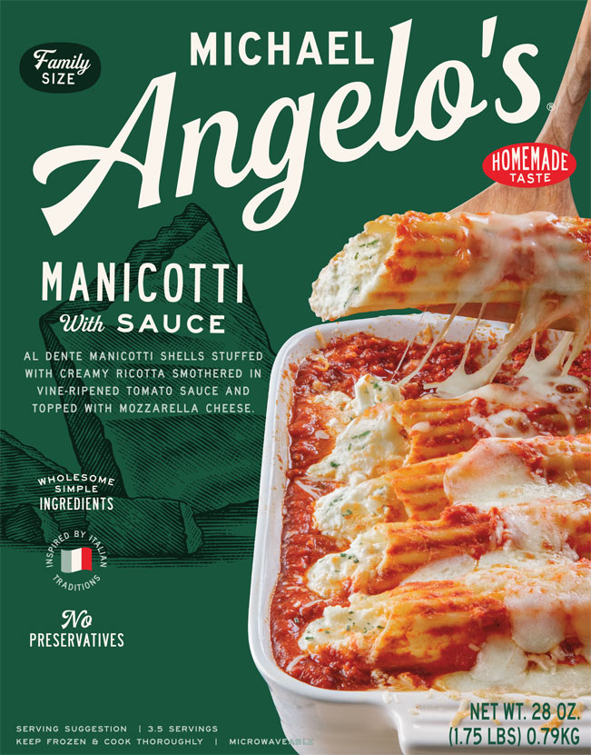 Manicotti with Sauce | Michael Angelo's